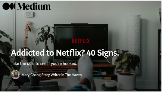 Addicted to Netflix? 40 Signs. Take the Quiz to see if you’re hooked ...